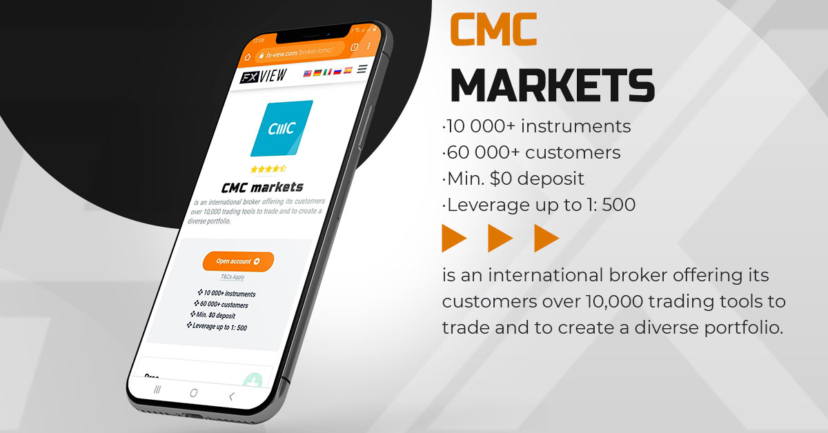 CMC markets on FxView — Broker view