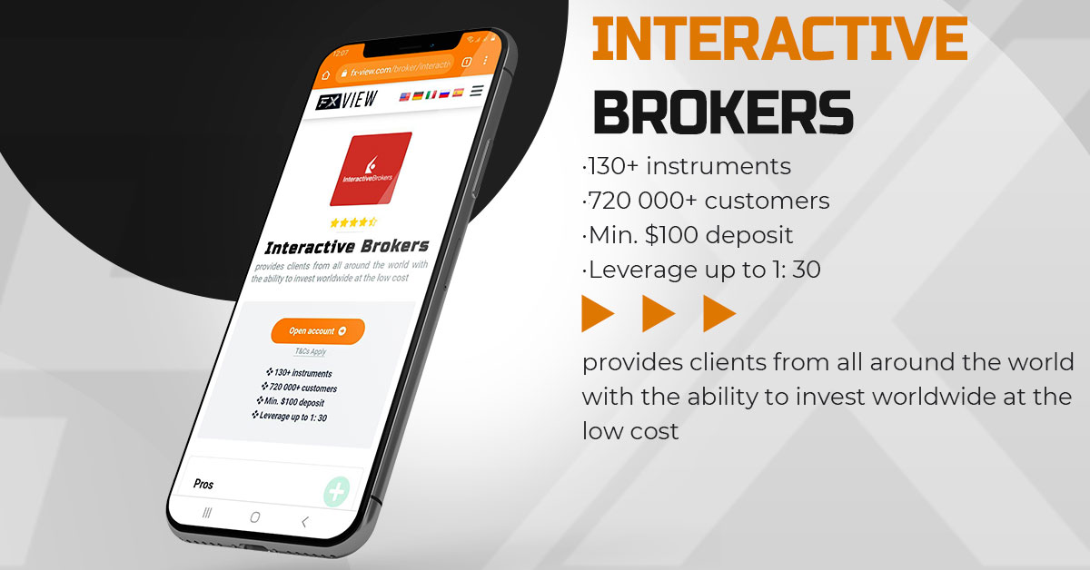 Interactive Brokers on FxView — Broker view
