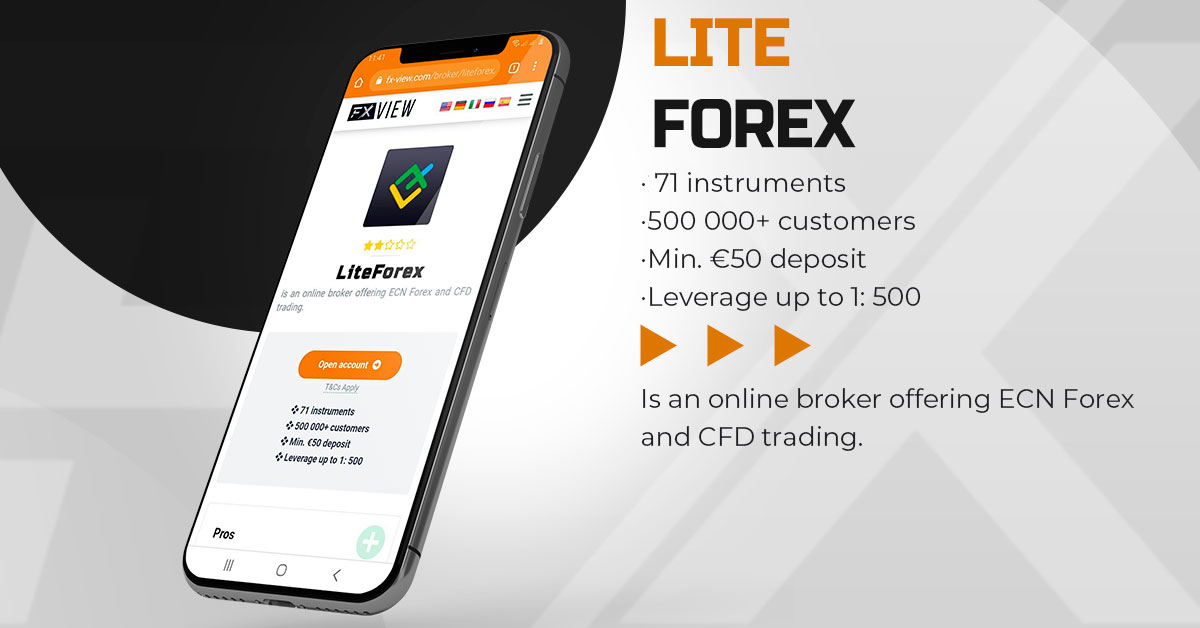 LiteForex on FxView — Broker view