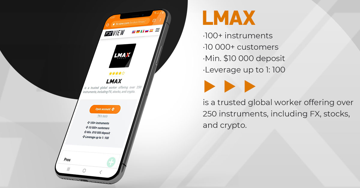 LMAX on FxView — Broker view